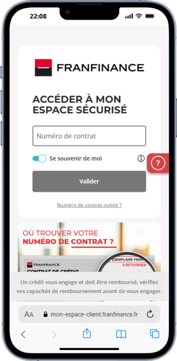 Espace Client - Franfinance
